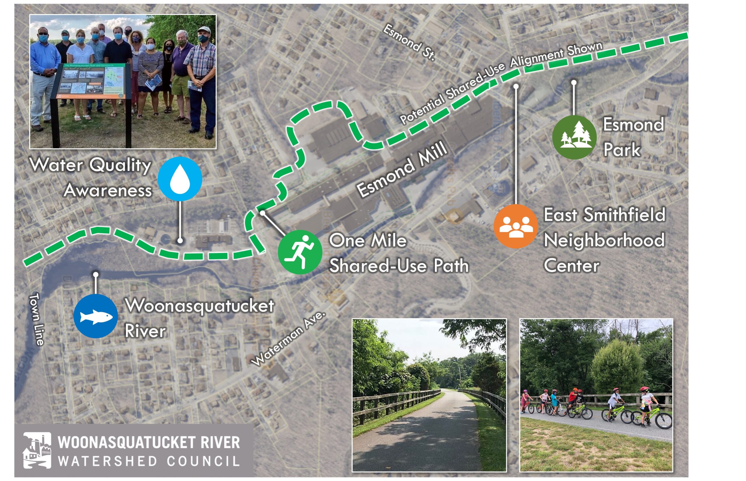 One-Mile Stretch of Bikeway Path to Be Added in Esmond ...