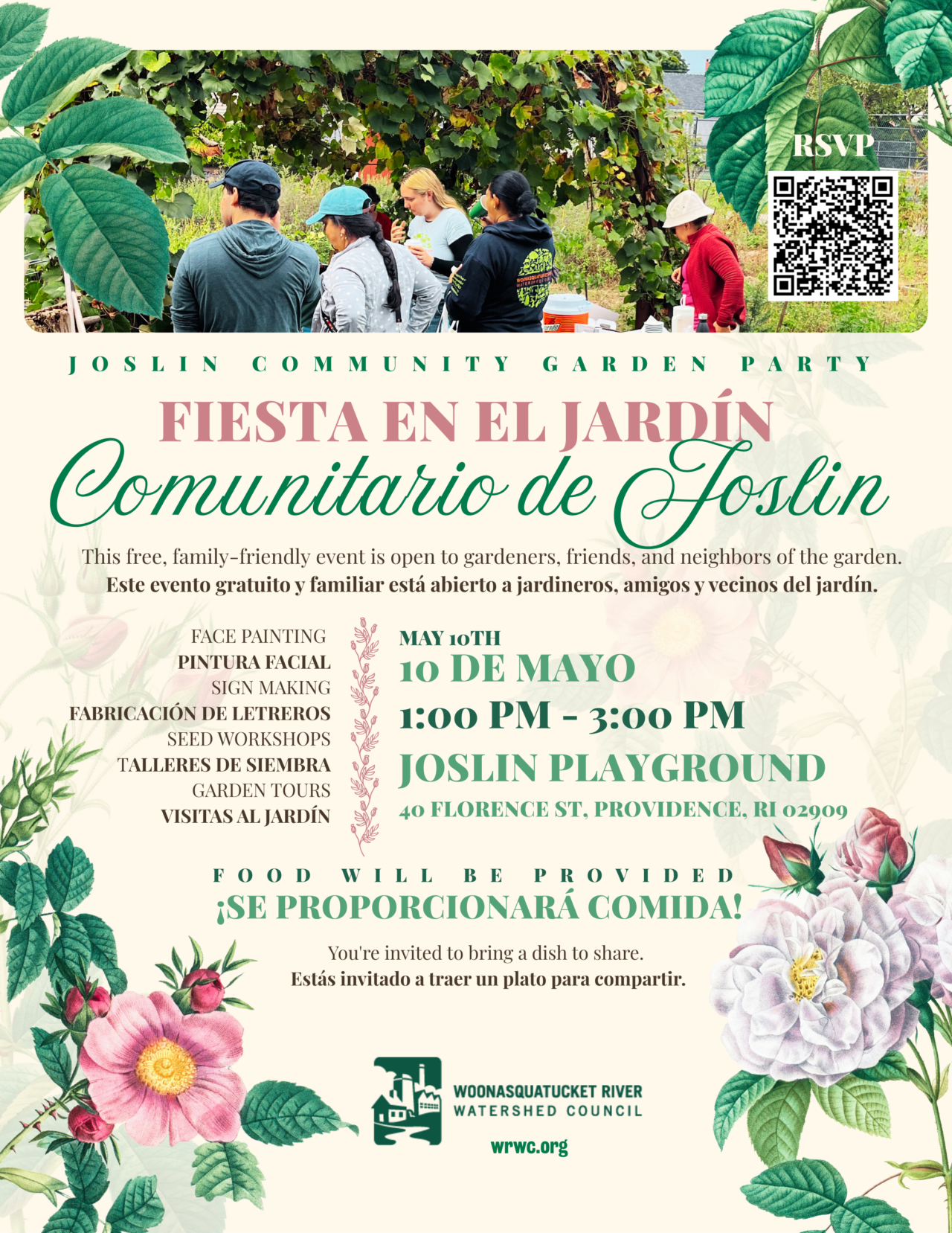 Joslin Community Garden Party! - Woonasquatucket River Watershed Council