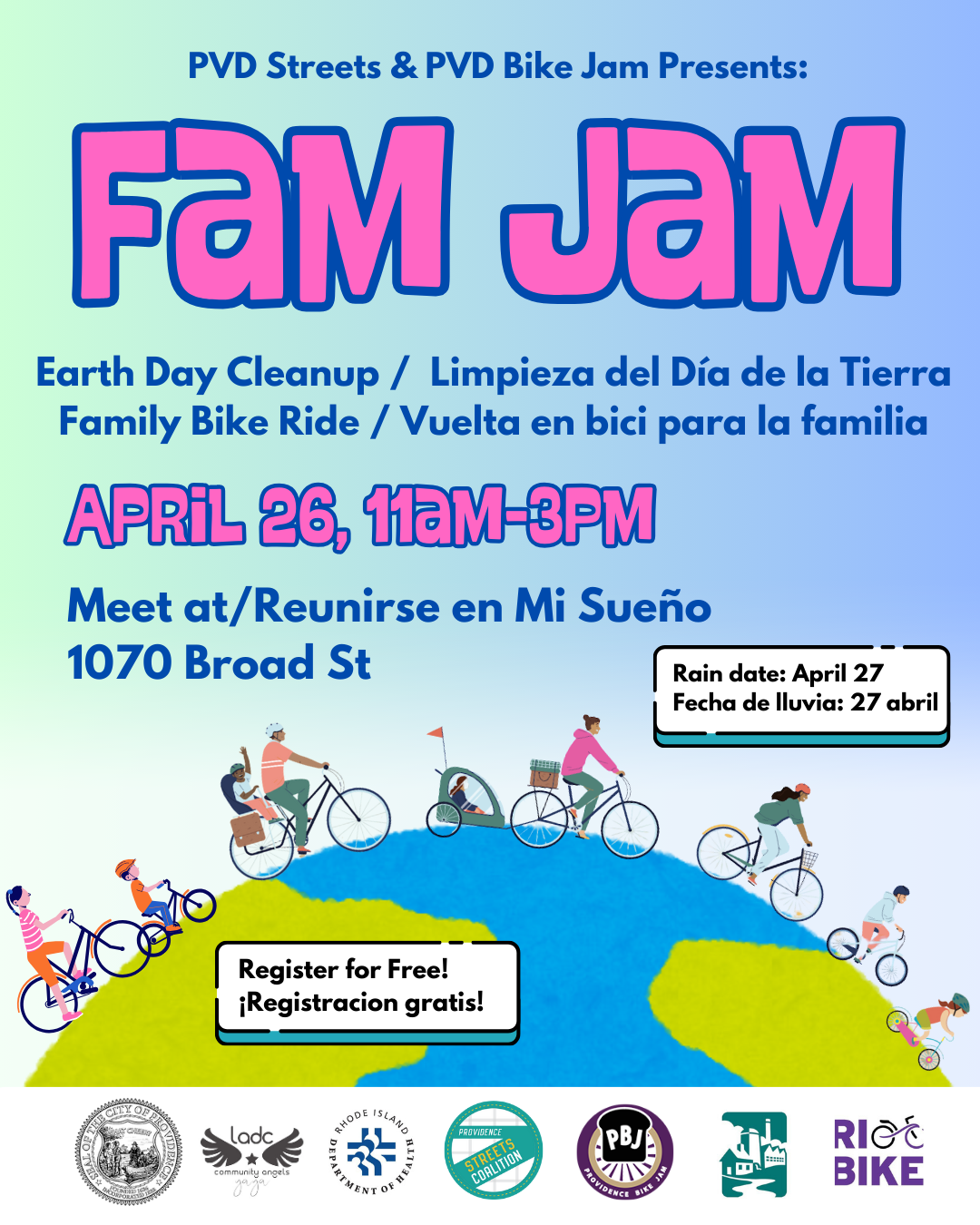 Fam Jam - EARTH DAY - Woonasquatucket River Watershed Council