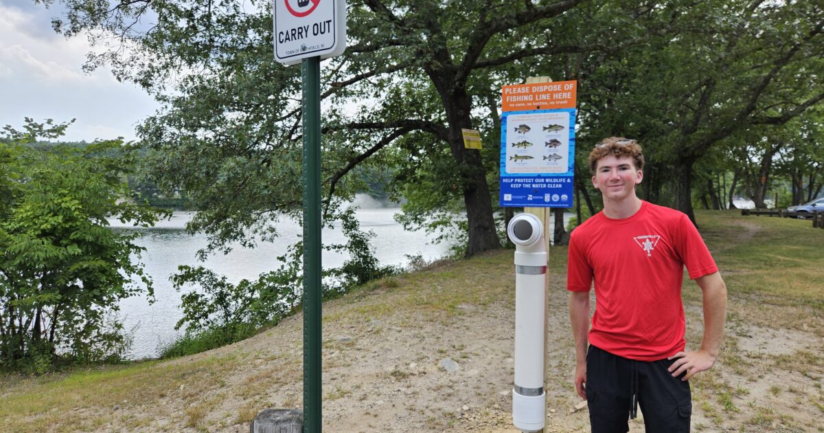 Smithfield Eagle Scout Takes Action Against Fishing Line Pollution ...